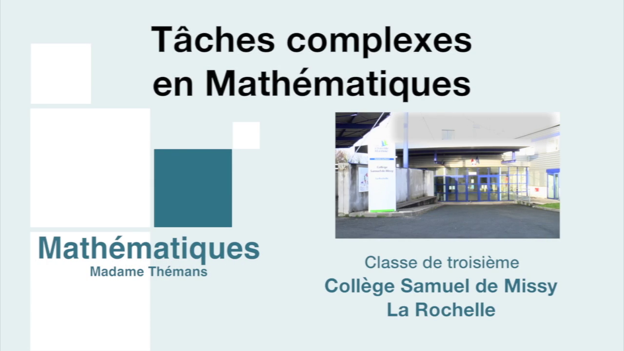 tache complexe math