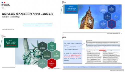 Nouveaux programmes de LVE anglais - rentrée 2025 et suivantes ...