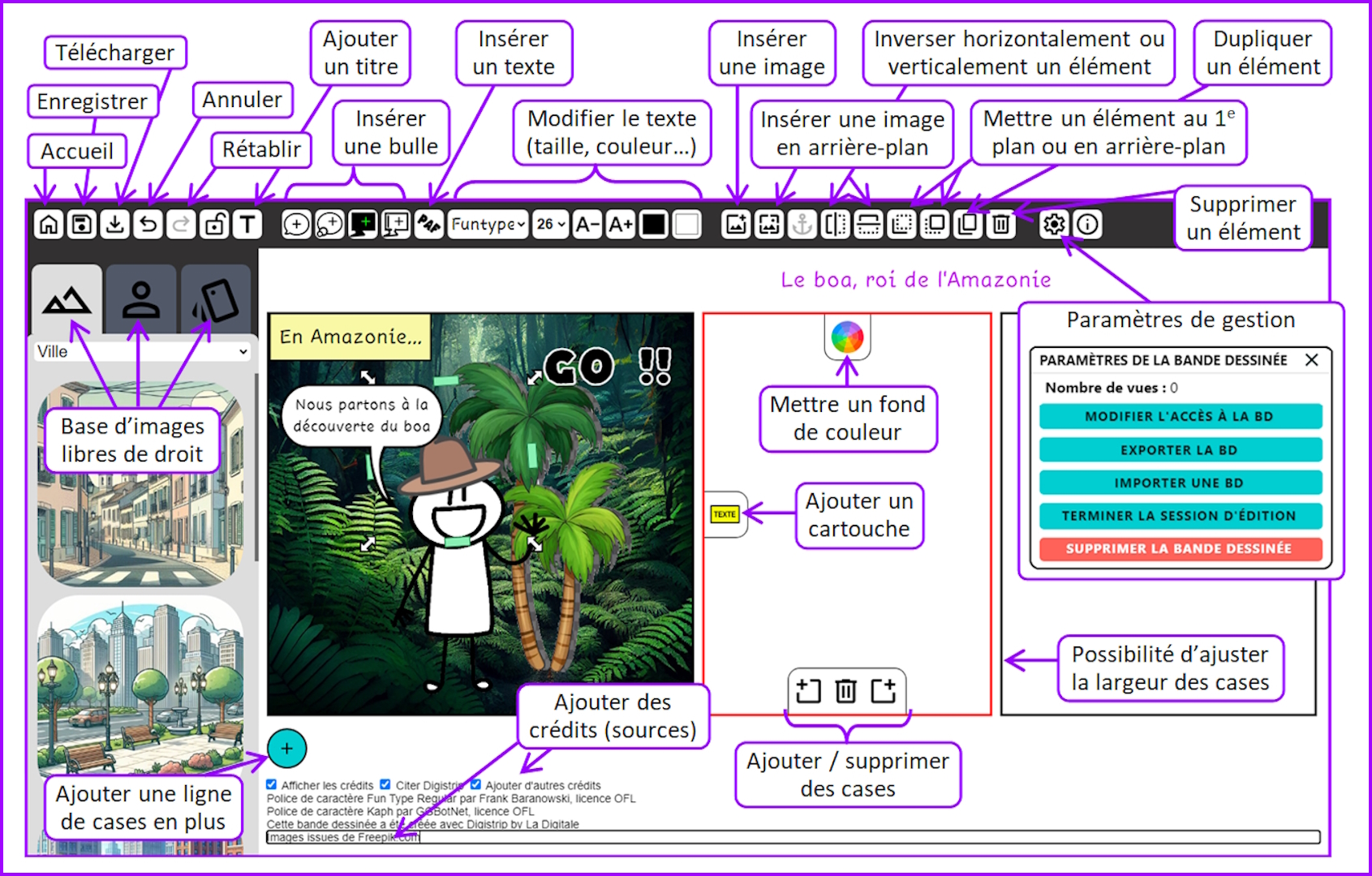 DIGISTRIP de LaDigitale : créer une bande dessinée en ligne, sans ...